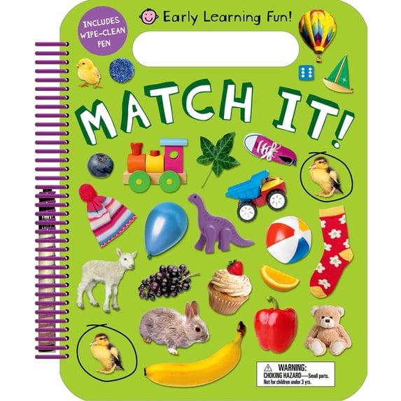 Early Learning Fun: Match It!: Includes Wipe-Clean Pen - Walmart.com