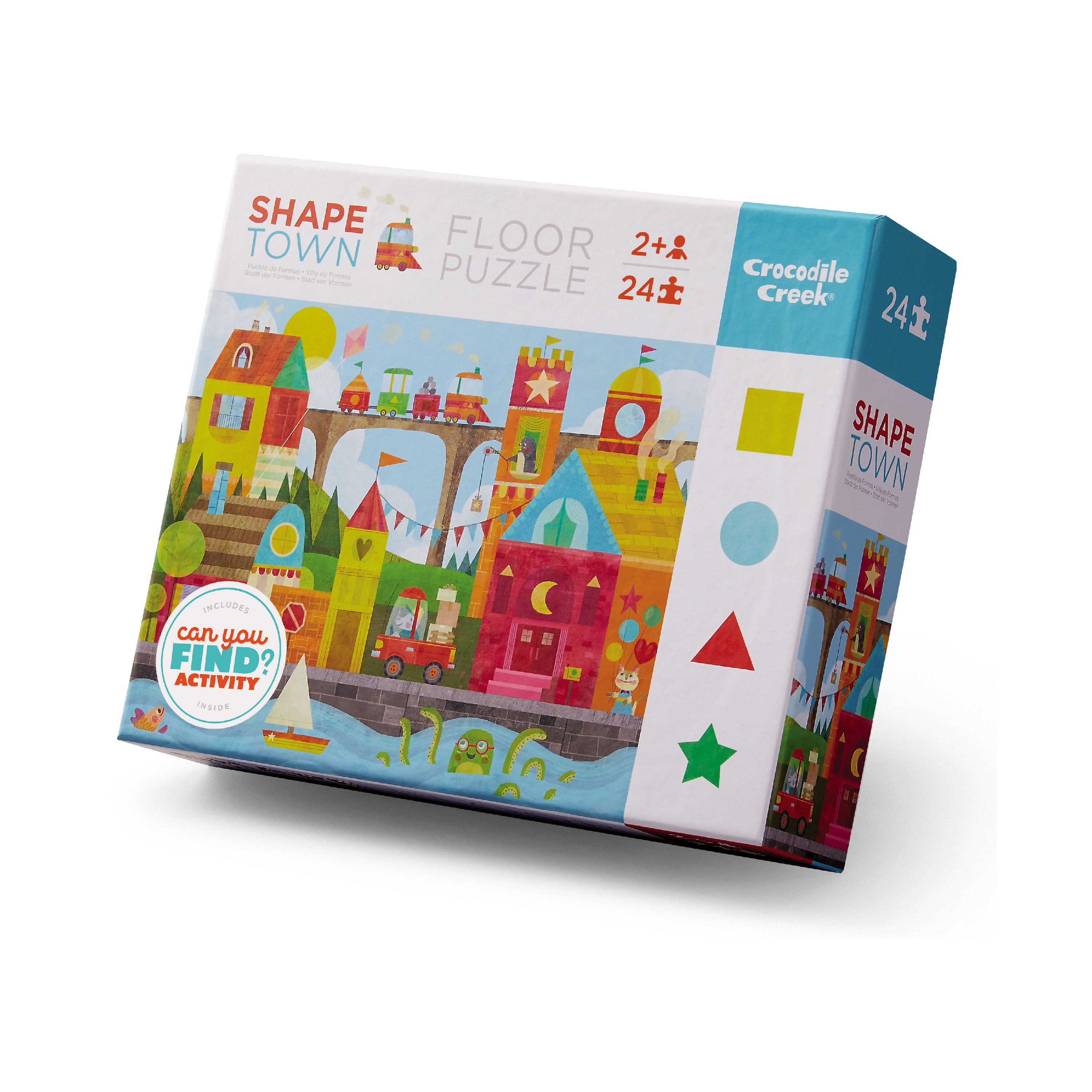 Early Learning - Shape Town Floor Puzzle: 24 Pcs - Walmart.com