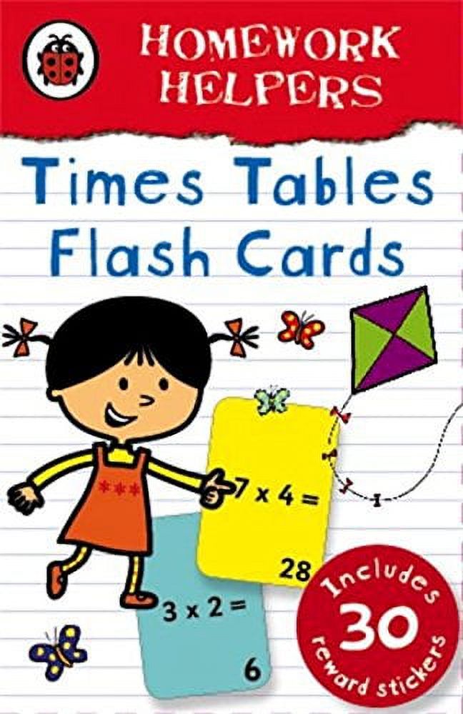 Early Learning Times Tables Flashcards: Homework Helpers - Walmart.com