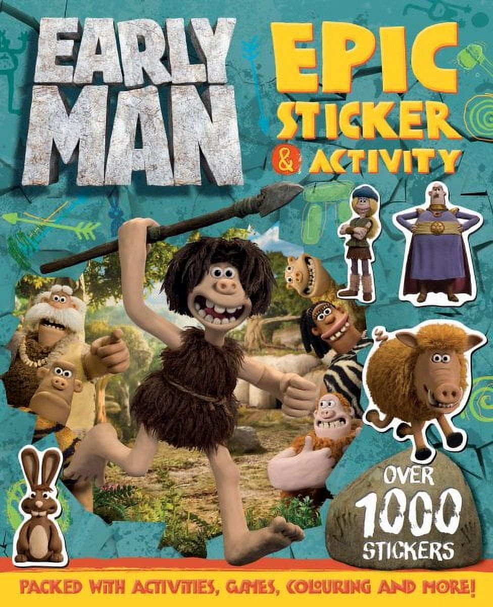 Early Man Epic Sticker & Activity Book - Walmart.com