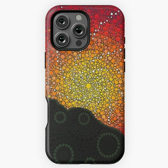 Early Warning Minimal Typography Art iPhone Case 17 16 15 14 13 12 11 ...