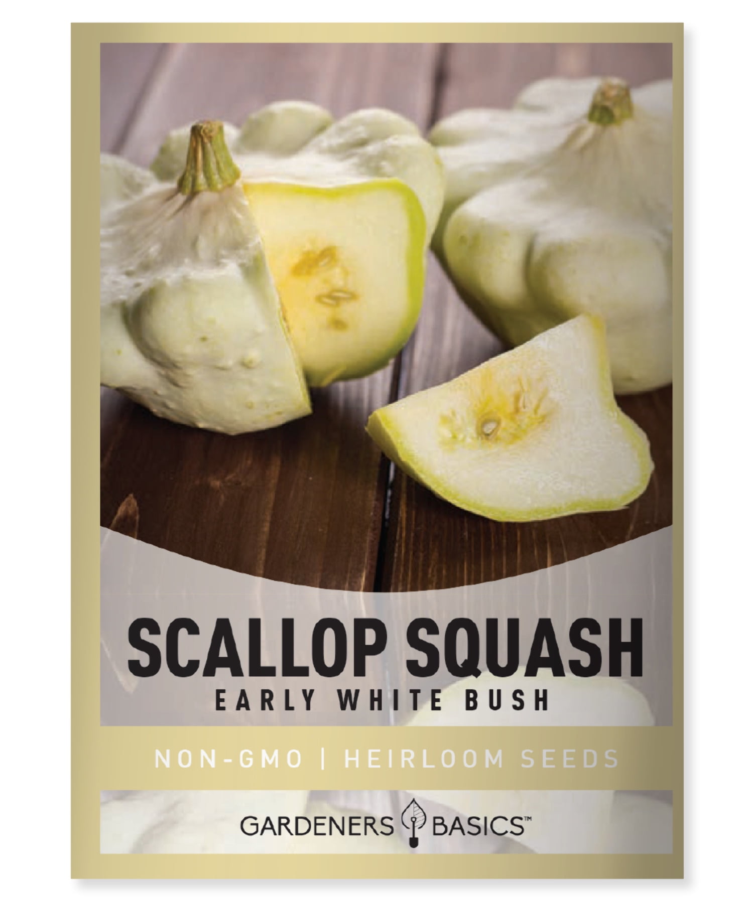 Early White Bush Scallop Squash Seeds - Walmart.com