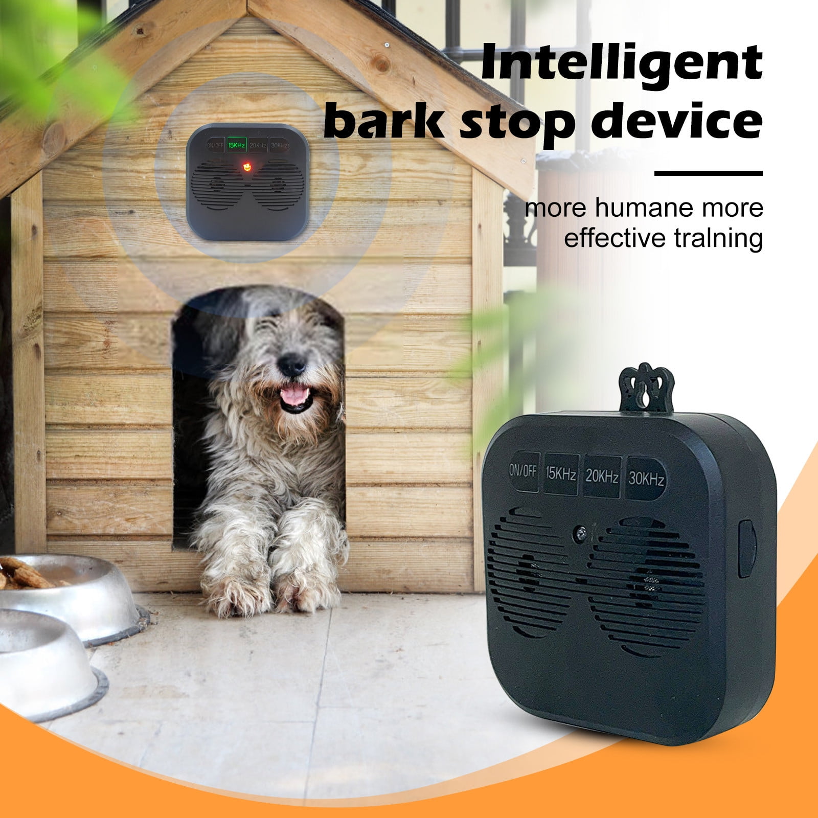 Earmouse Anti Barking Device for Dogs,Ultrasonic Dog Bark Control with ...
