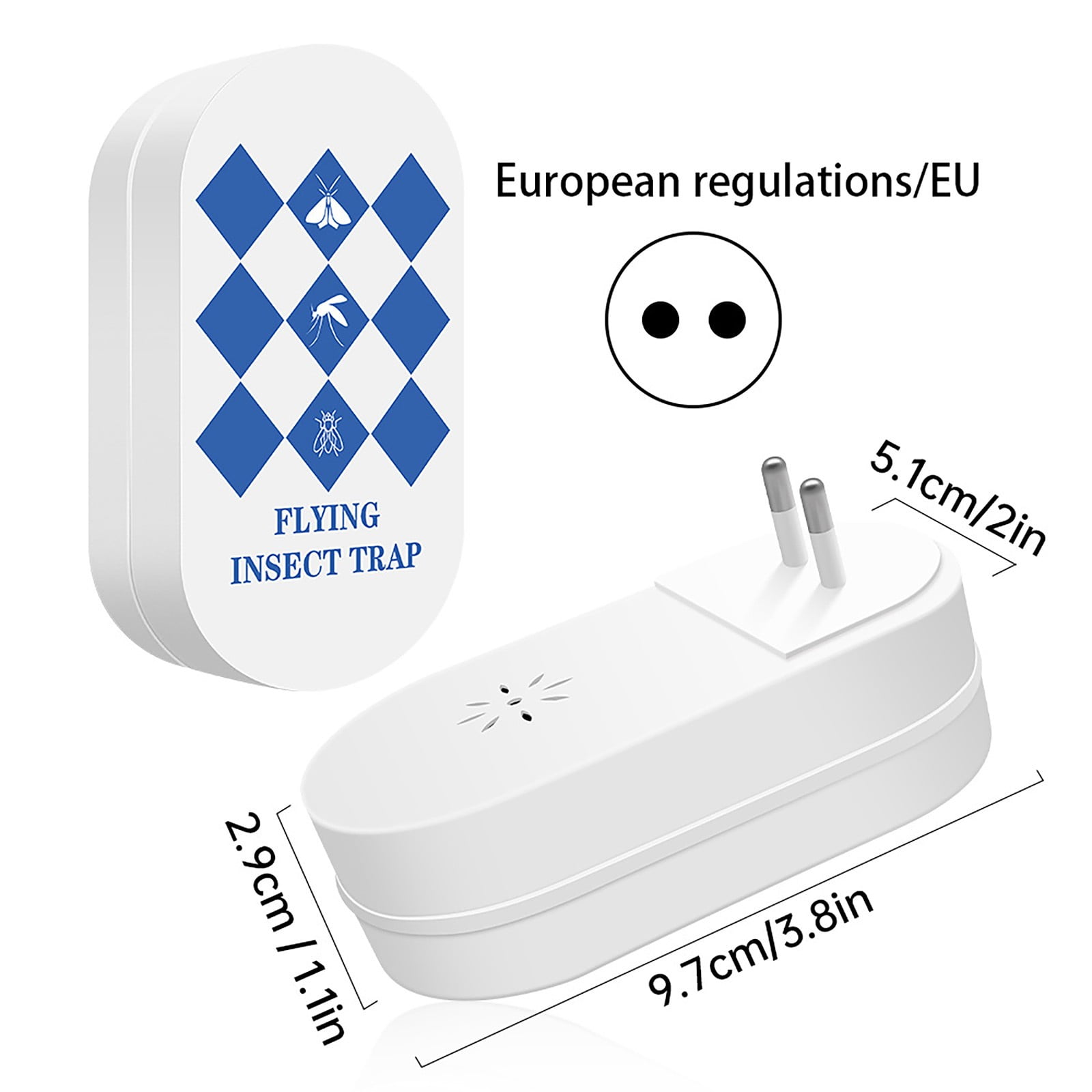 Earmouse Blue Light Bug Catcher Indoor Plug In,Indoor Fly Trap for ...