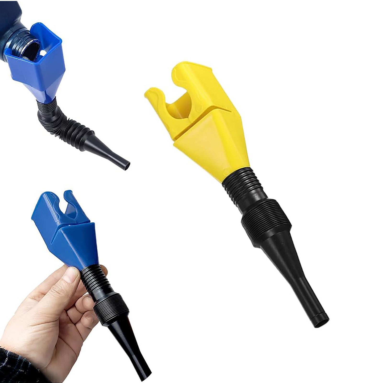 Earmouse Flexible Draining Tool Snap Funnel,Retractable Automotive Fuel ...