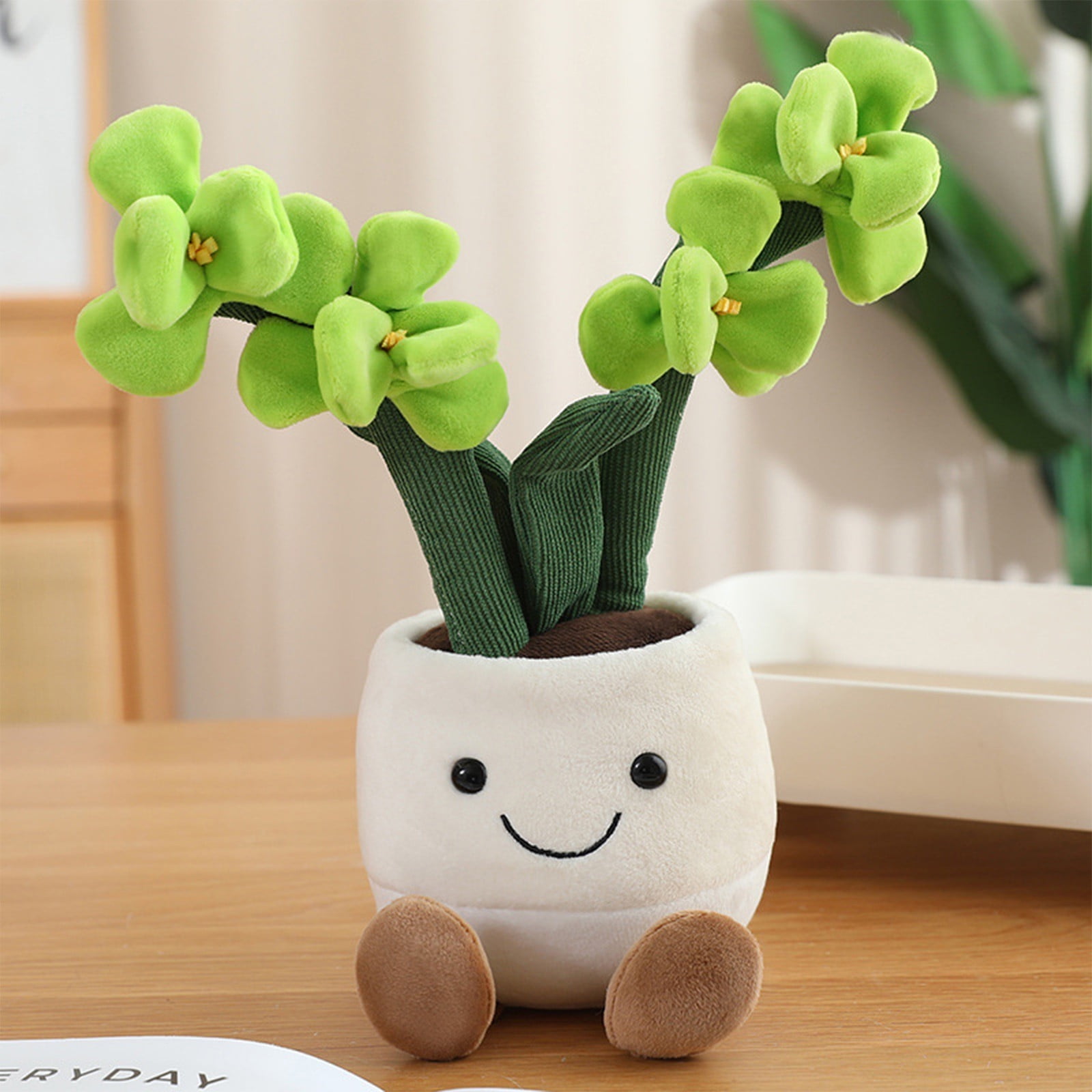 Earmouse Jellycat cute plush potted plants - office desk ornaments ...
