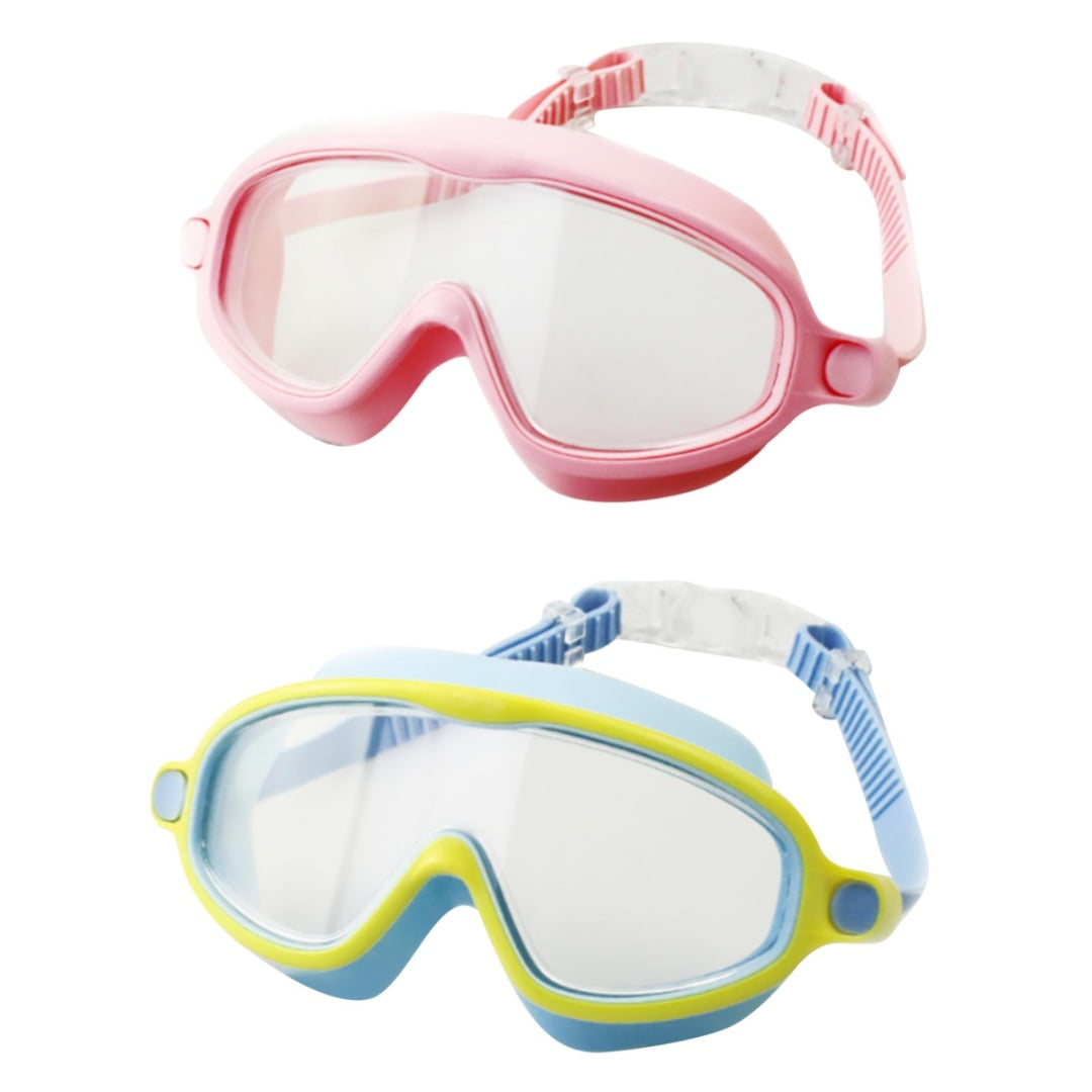 Earmouse Swim Goggles 2 Pack Anti-Fog Anti-UV Wide View Swimming ...