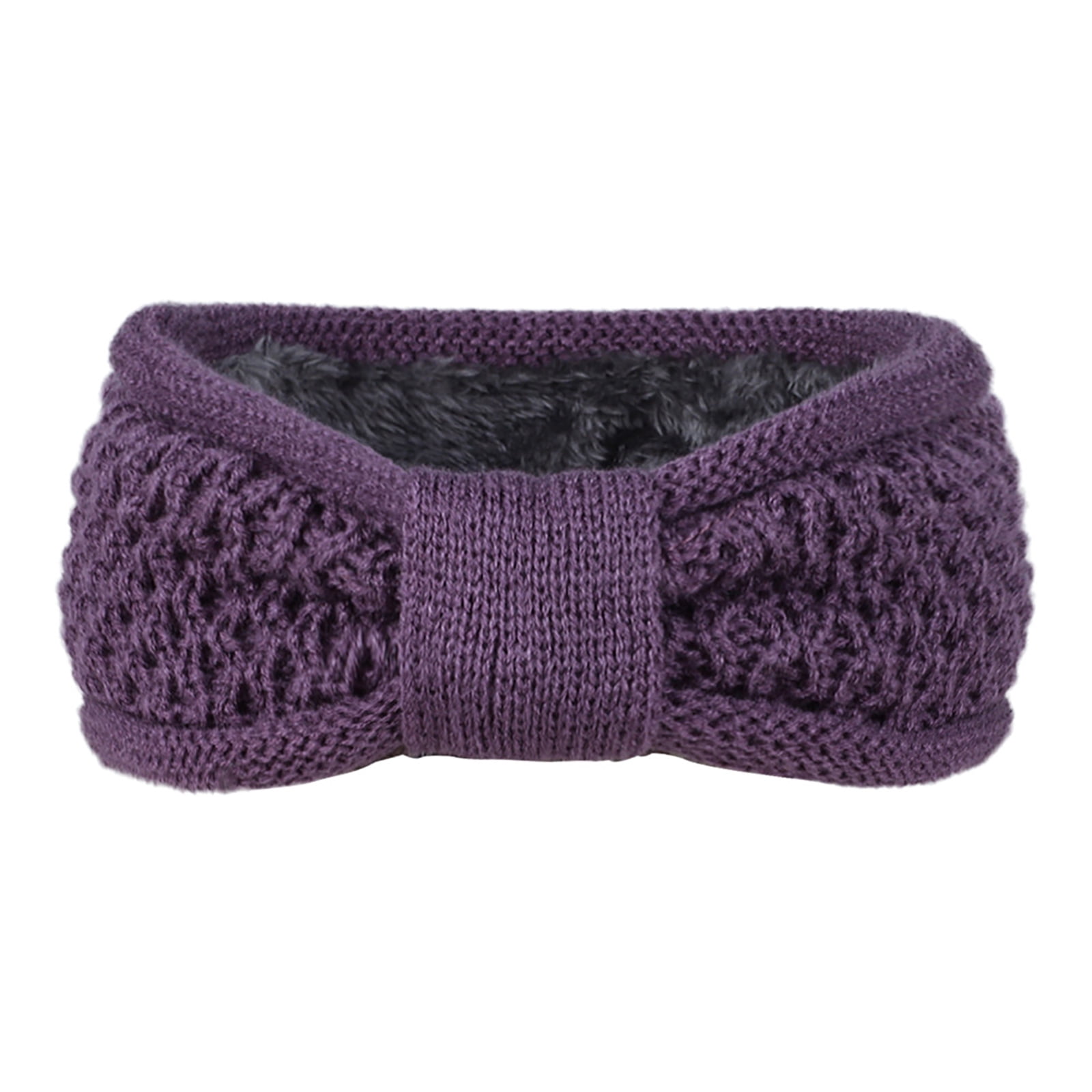 Earmuffs Headwear Headband Aesthetic Bowknot Warm and Trendy for Cold ...