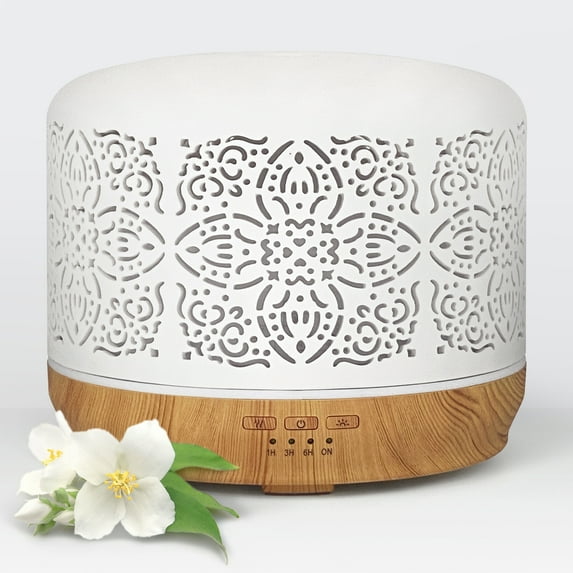 Earnest Living Essential Oil Diffusers Home Scent Aroma White Ceramic ...