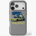Earnhardt Yellow Number 3 Car Case for iPhone 11 12 13 14 15 16 17 Pro ...