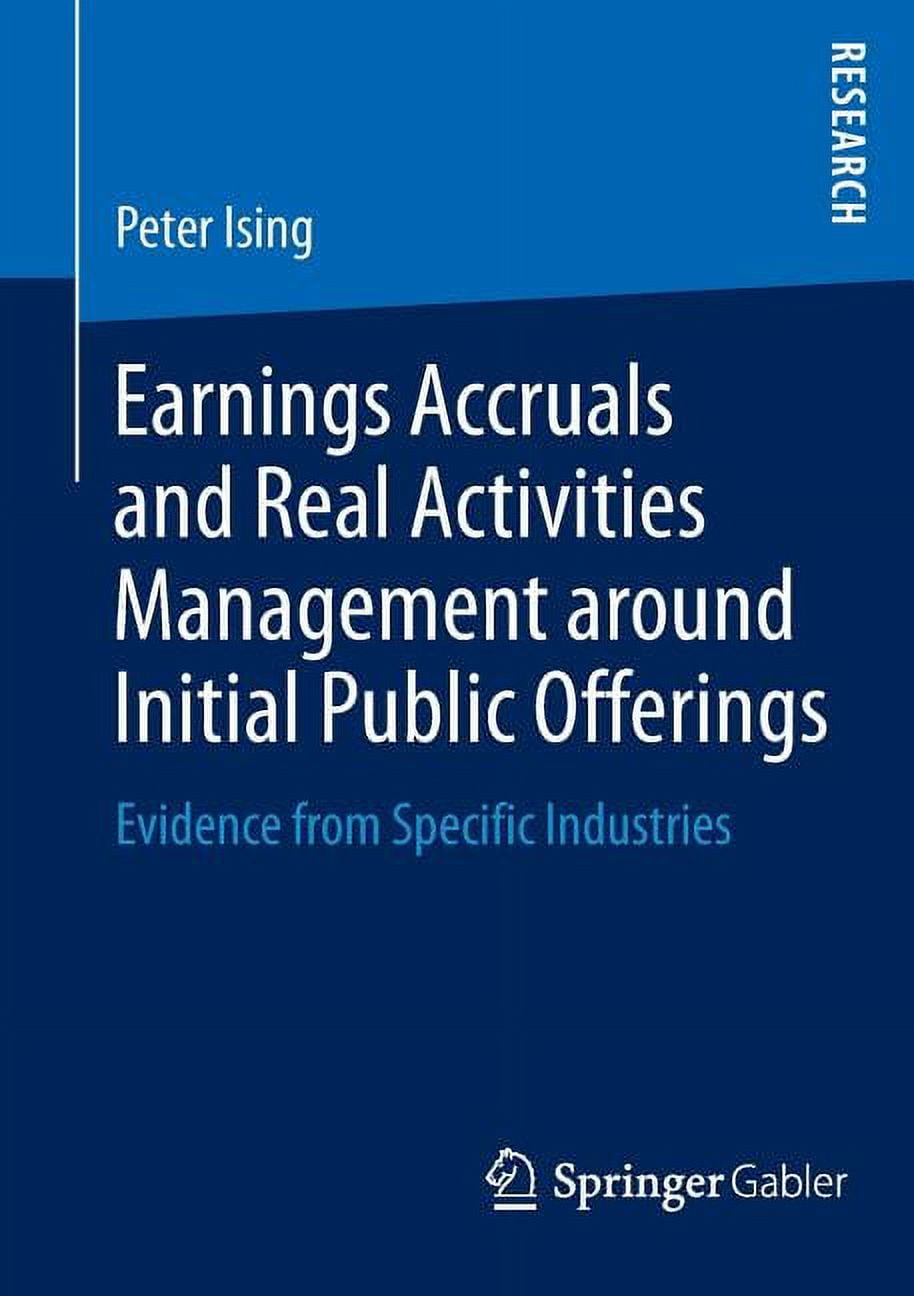 Earnings Accruals and Real Activities Management Around Initial Public ...