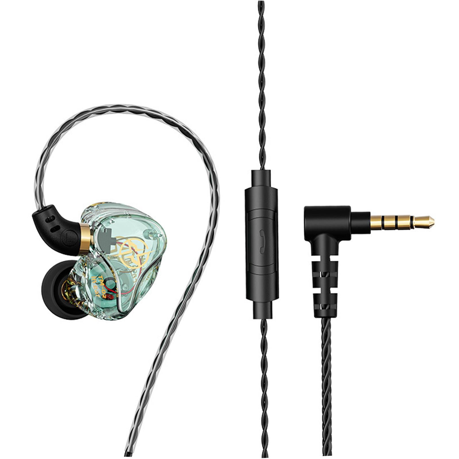 Earph in Ear Heavy Bass Noise Cancellation Volume Control Built in Mic ...