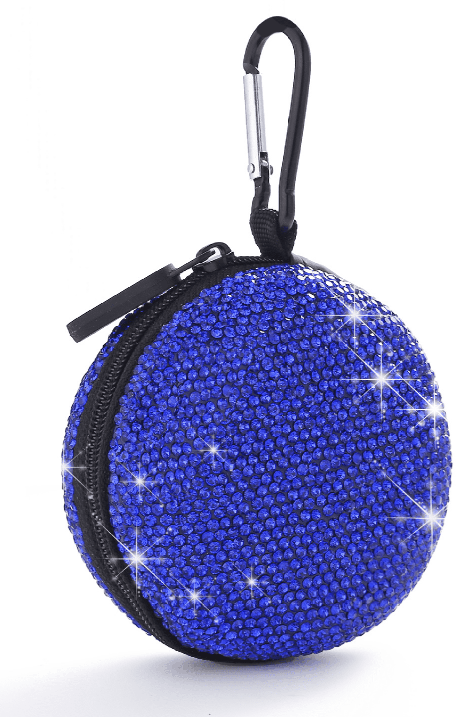 Earphone Case Earbuds Small Carrying Cases Bling Rhinestone Crystal ...