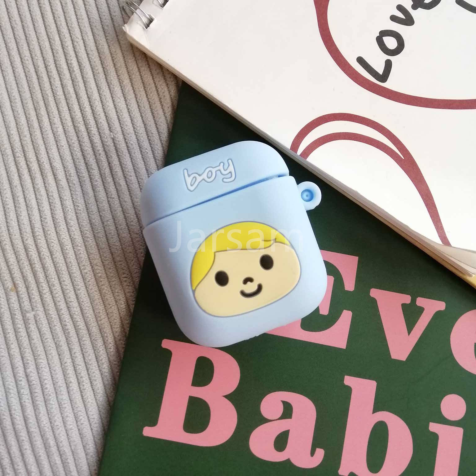 Earphone Case For AirPods 2 1 Case 3D Cute Cartoon Anime Silicone Cover ...