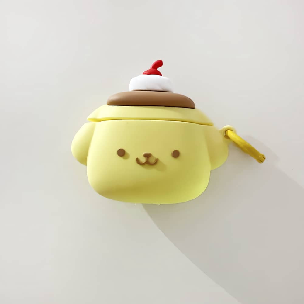 Earphone Case for AirPods Pro 2rd Cute Cartoon Role Pom Pom Purin Headphone Case for AirPods 1 2 ...