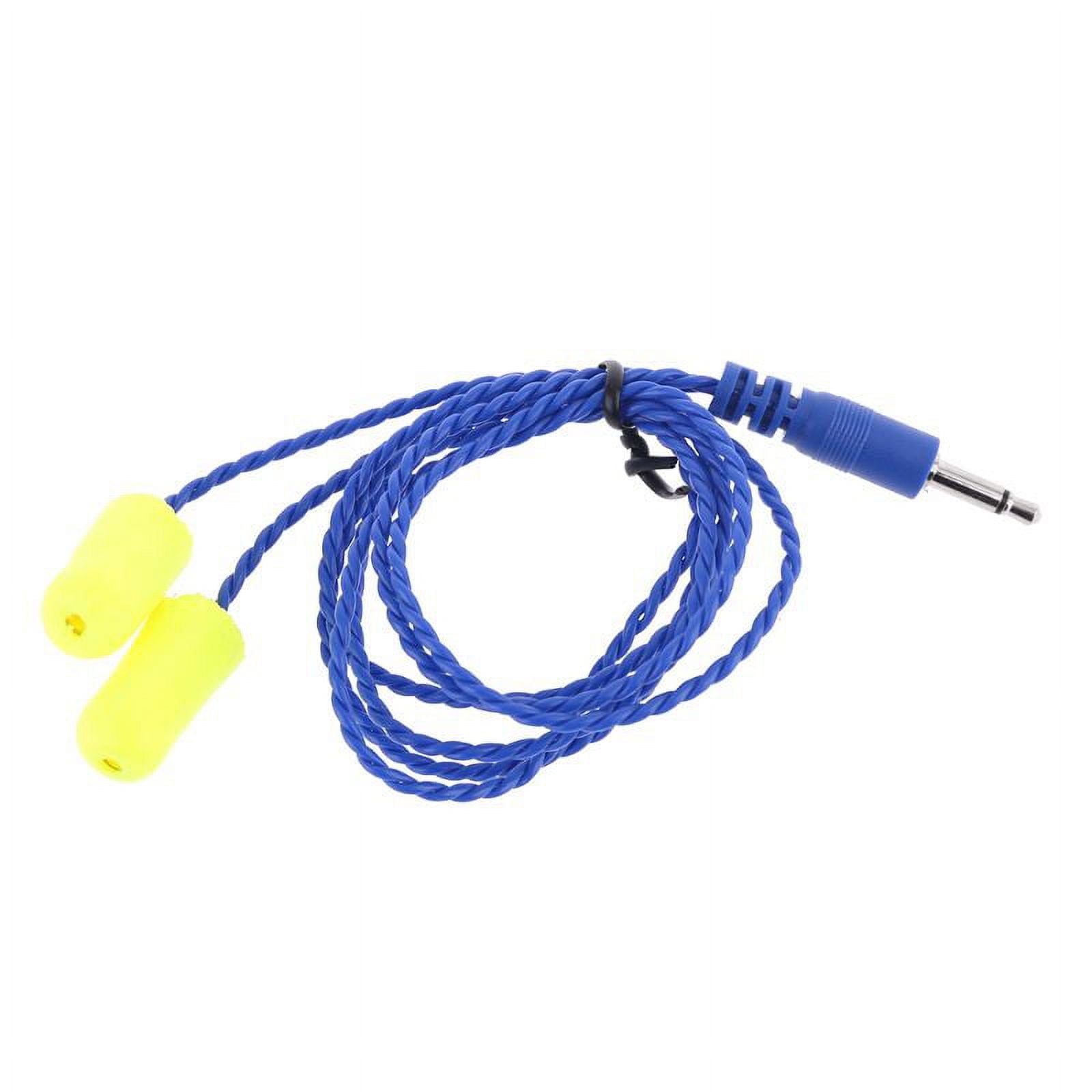 Earphone Cord 3.5mm Rugged Radio Foam Earbuds Mono Racing Speaker ...