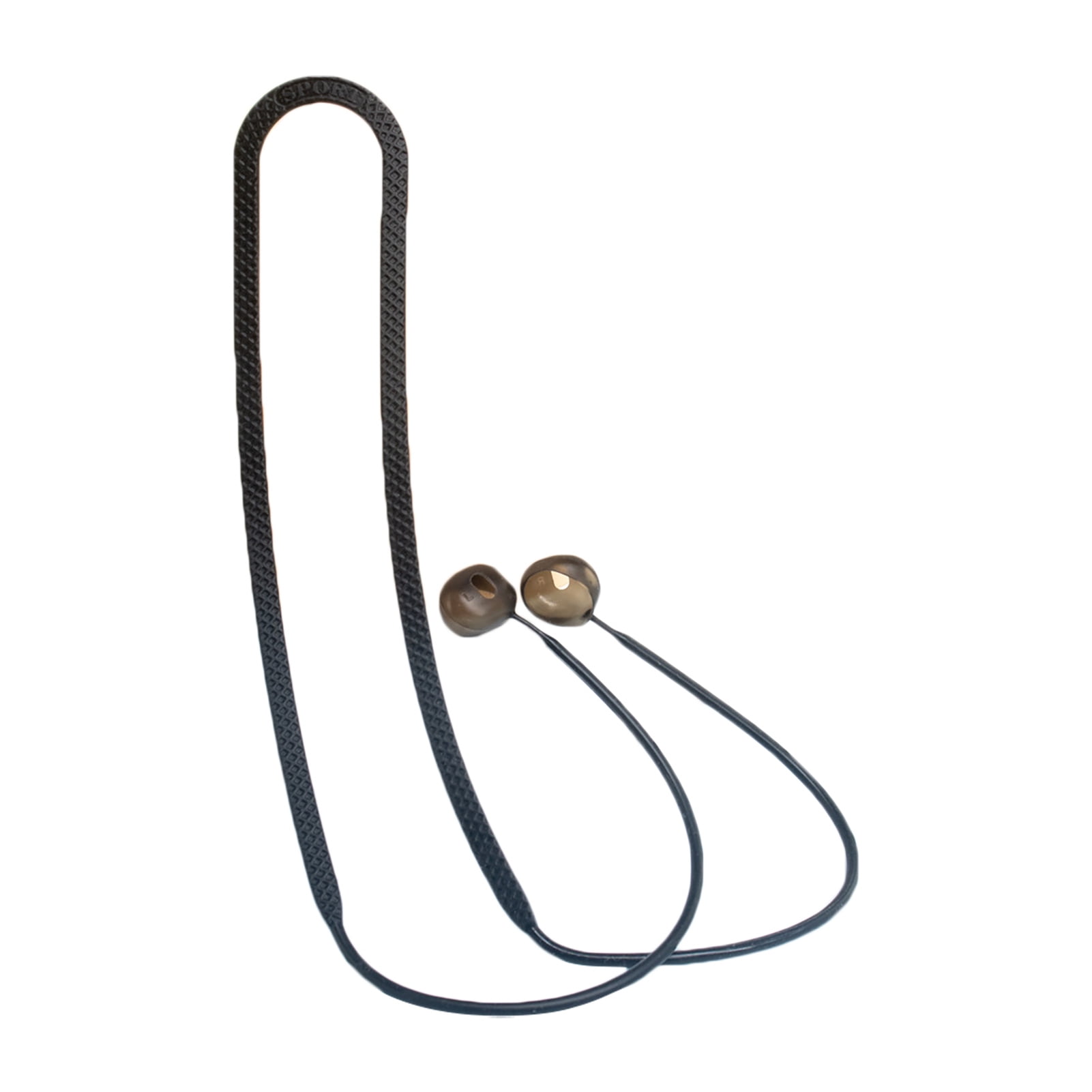 Earphone Neck Strap Anti-lost Soft Silicone Bluetooth-compatible ...