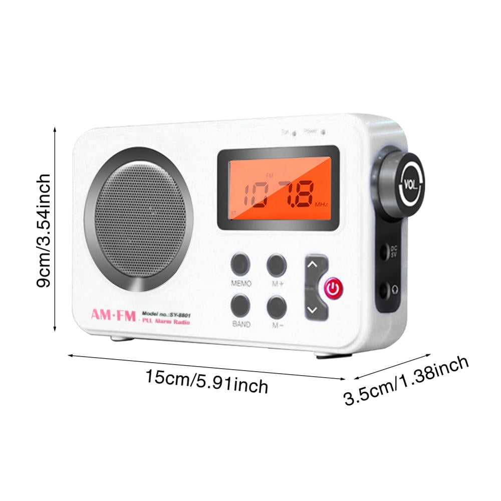 Earphone Port Tuning Home Outdoor Speaker AM FM With Antenna Stereo ...