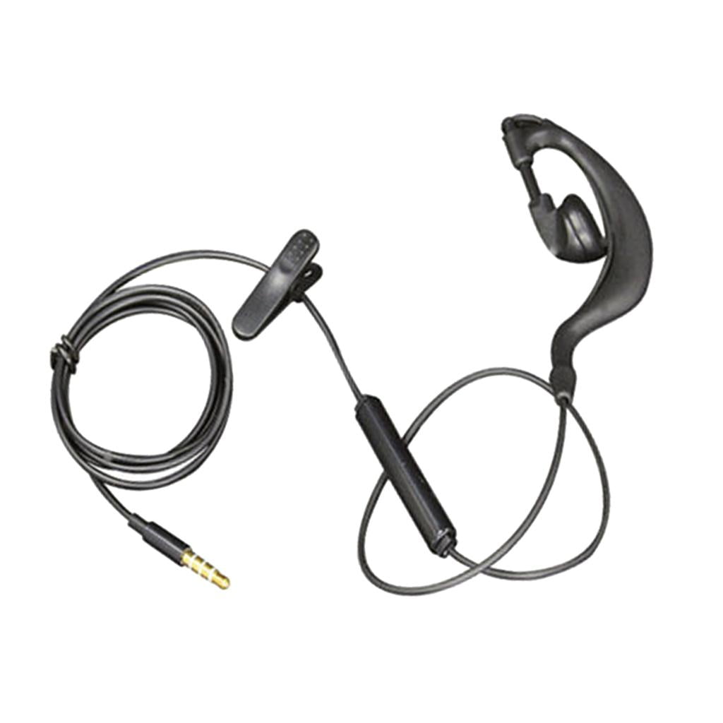 Earphone, Single Earbuds with Stereo bass Microphone In-Ear 3.5mm ...