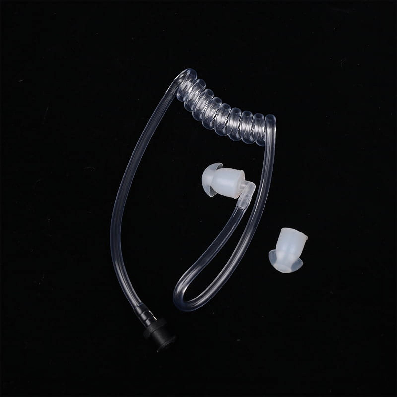 Earphone Transparent Coil Acoustic Air Tube Earplug For Two-Way Radio ...
