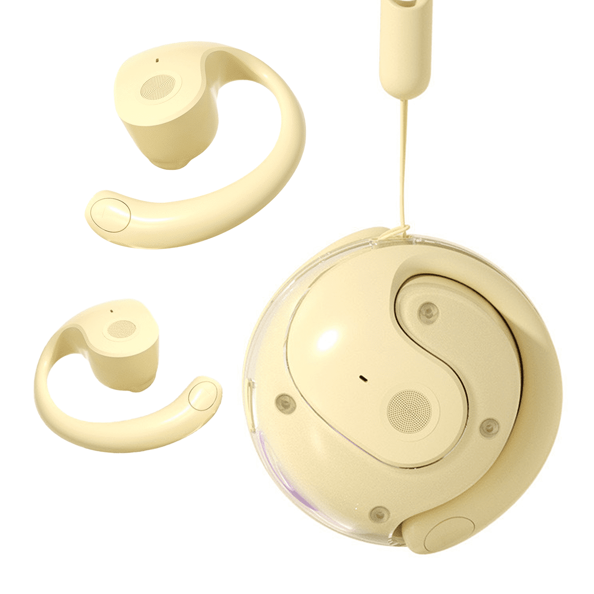 Earphone Wireless Bluetooth, Small Coconut Ball Bluetooth Earphone ...