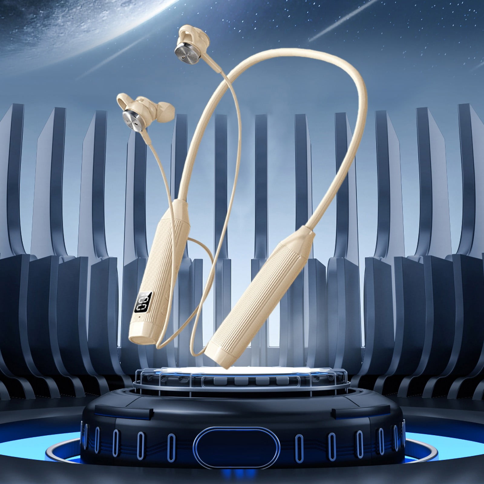 Earphones Bluetooth 5.4 Wireless Earphones for Sports Running Long ...