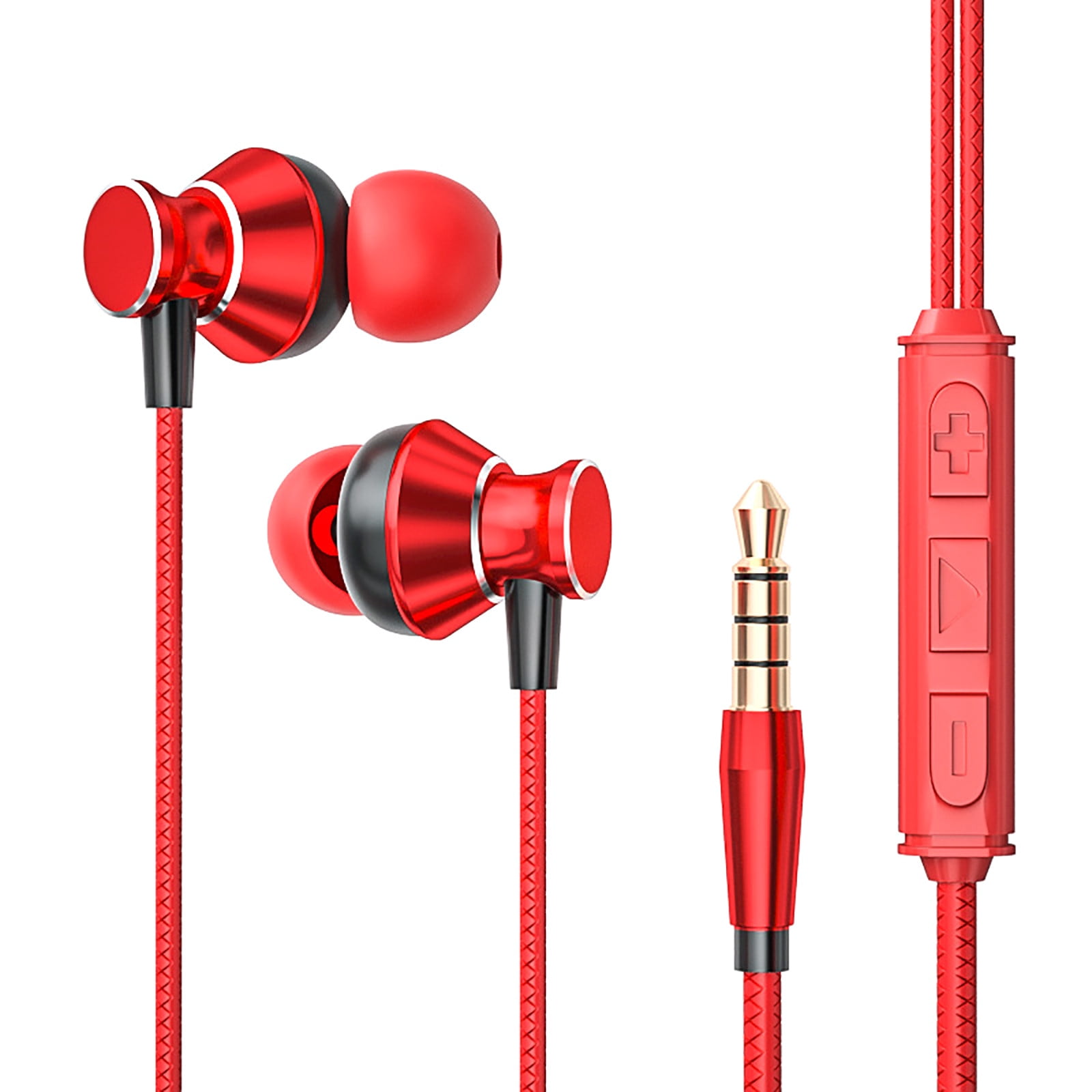 Earphones In Ear Headphones With Microphone 3.5mm Wired Earbuds For Ios ...