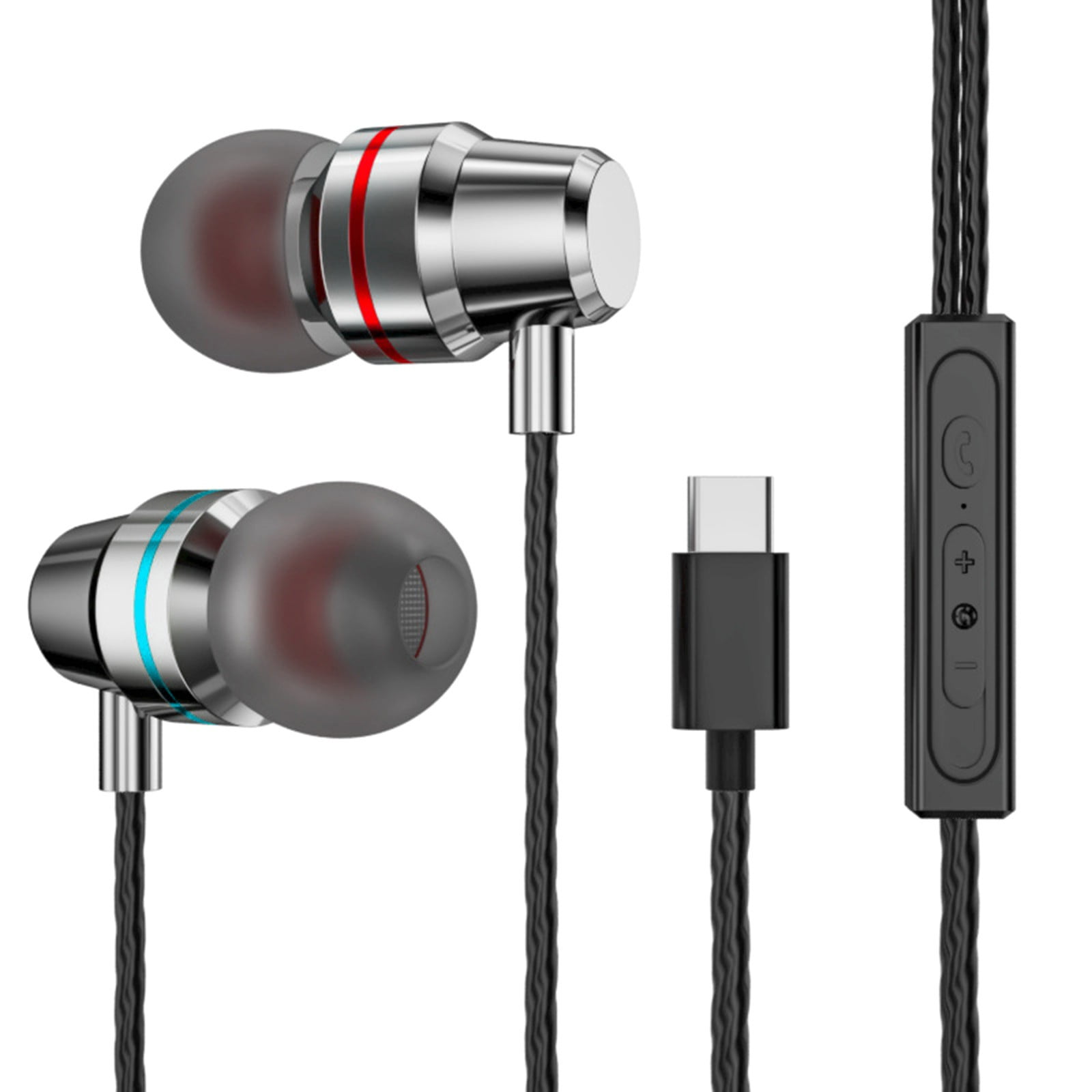 Earphones In Ear Headphones With Microphone 3.5mm Wired Earbuds For Ios ...