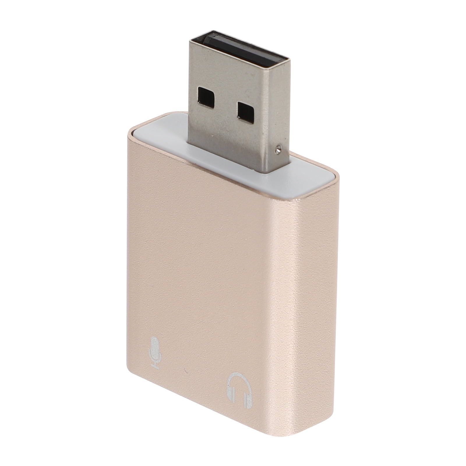 Earphones USB External Sound Card Channel Sound Card 4.30X2.50X1.10CM ...