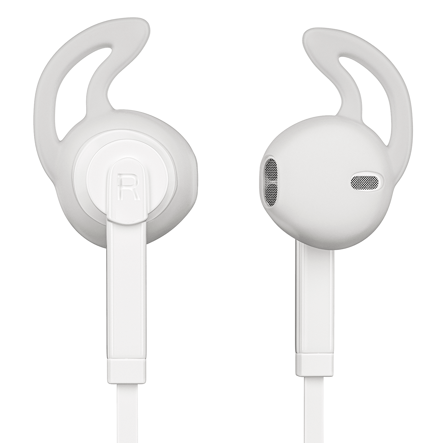Earphones with Mic - In Ear Stereo Headphones - Wired 1.2m- White ...