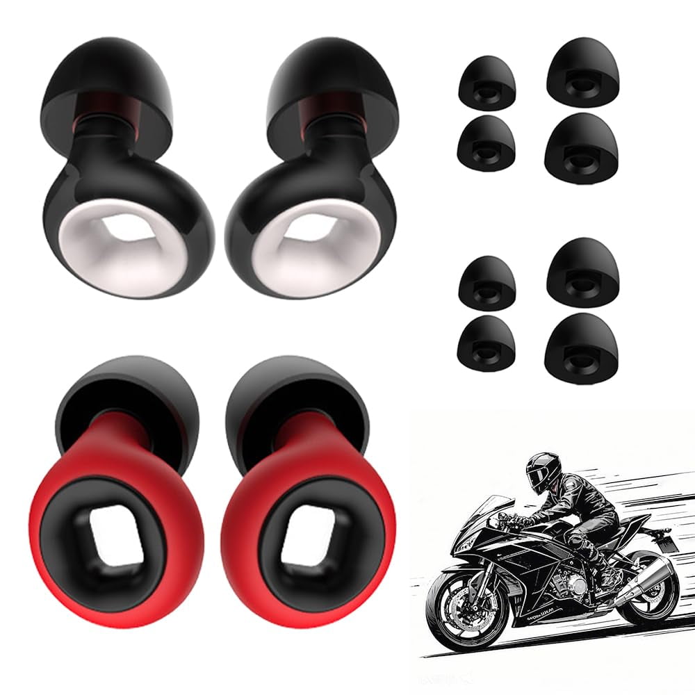Earplugs,2025 Upgrade Motorcycle Earplugs for Sleeping Noise 27 Db ...