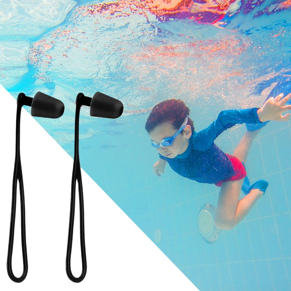 Earplugs for Swimming Silicone Swim Ear Plugs Adults Waterproof ...