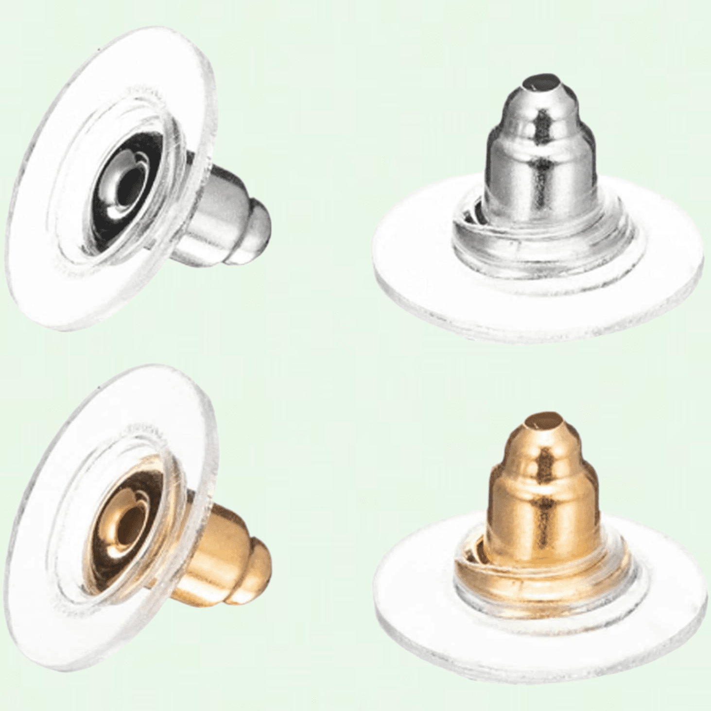 Earring Backs, Fishhook Earring Backs for Droopy Ears, Bullet Clutch ...