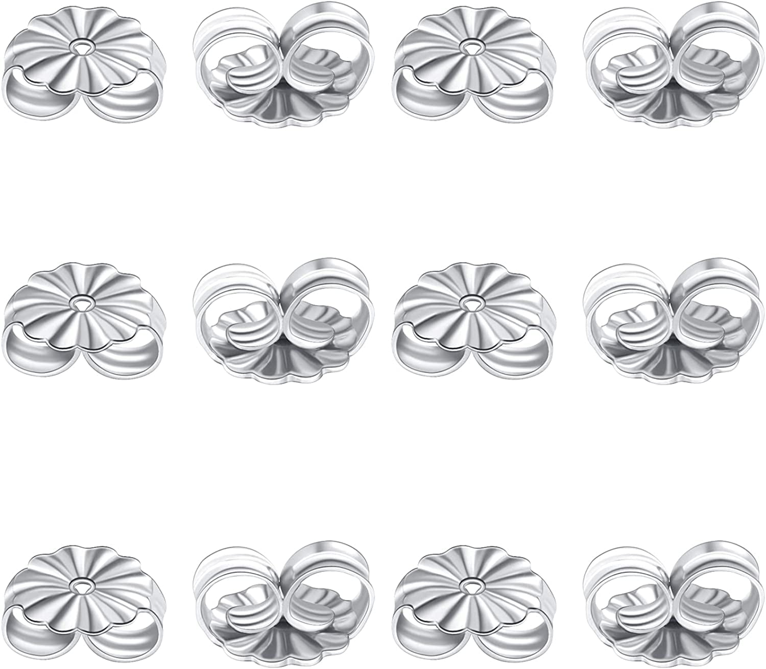 Earring Backs Sterling Silver Hypoallergenic Mixed Extra Earring ...