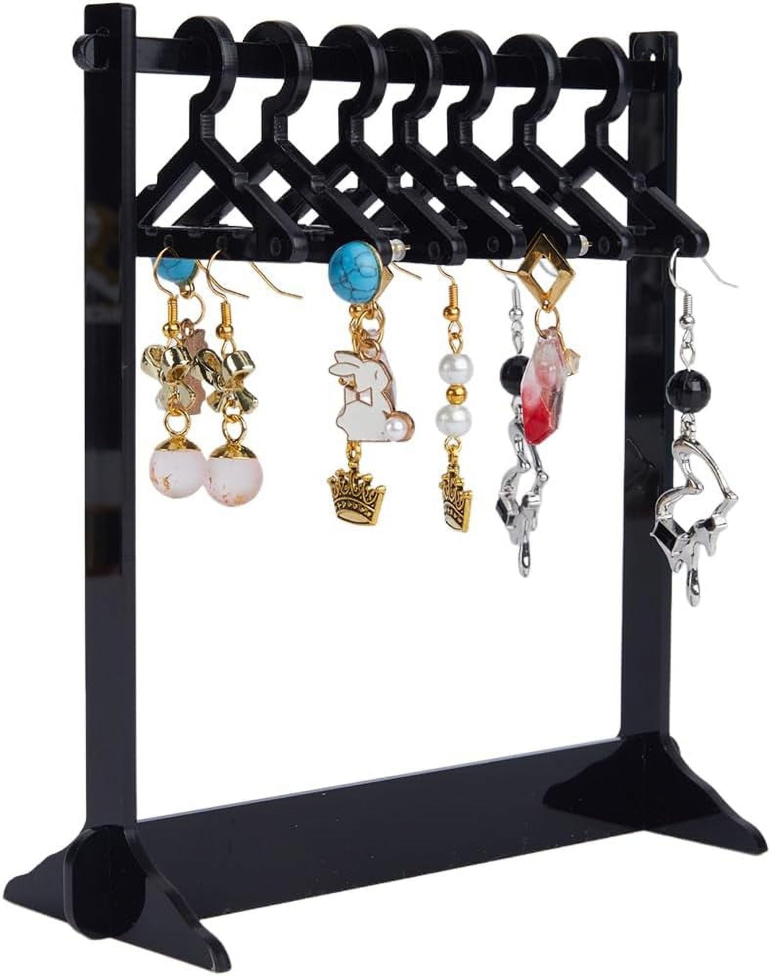 Earring Display Holder Acrylic Jewelry 32 Holes Mini Hanging Hanger ...