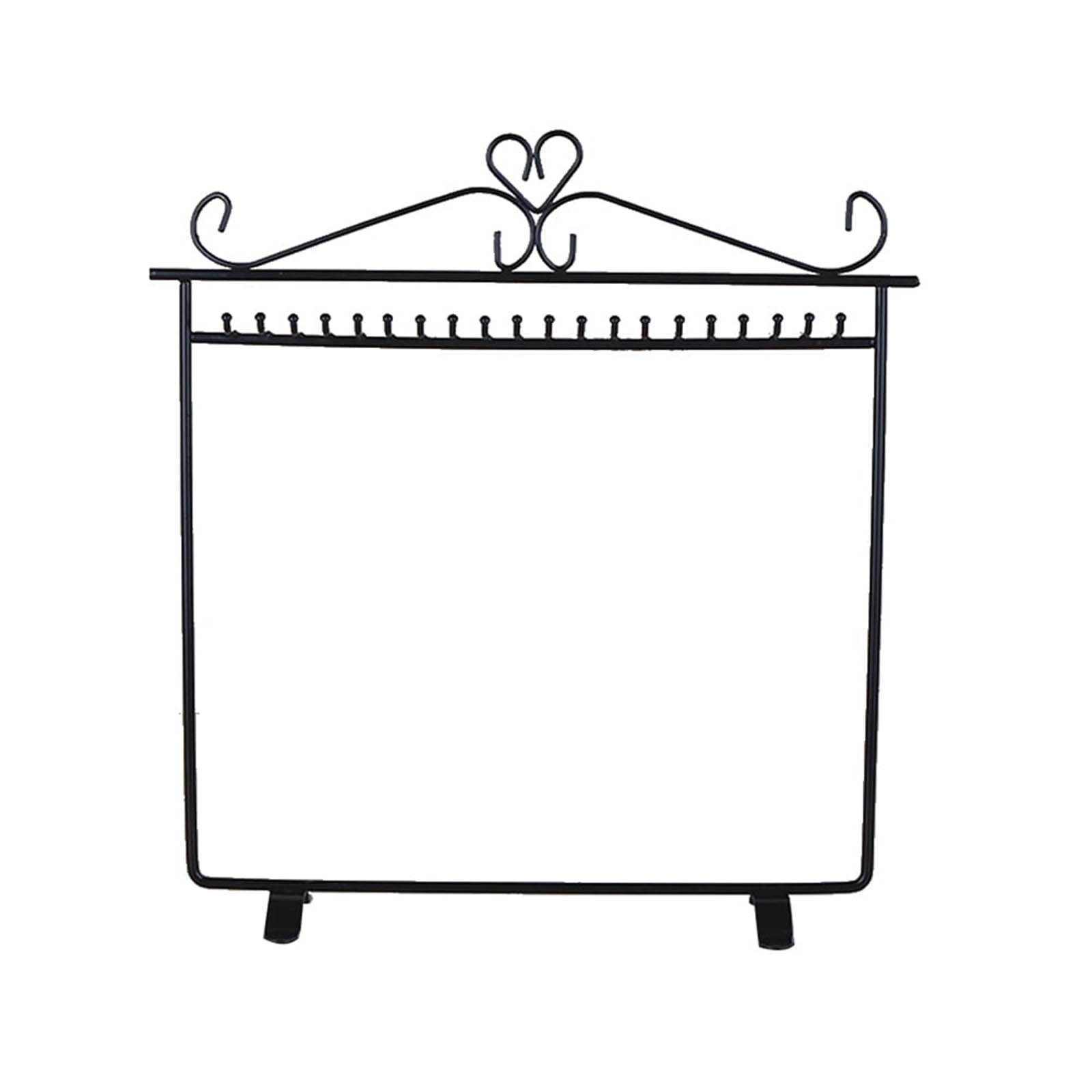 Earring Holder - Metal, Vintage Heart Design, for Necklaces/Earrings ...
