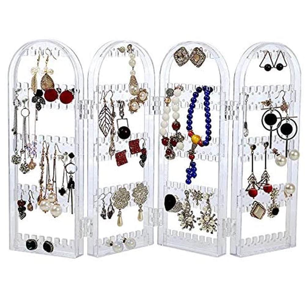 Earring Holder Organizer, 5 Tiers Stud Earring Organizer, 2/3/4 Doors ...