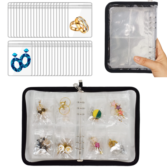 Earring Organizer Case Travel Jewelry Organizer Transparent Jewelry ...