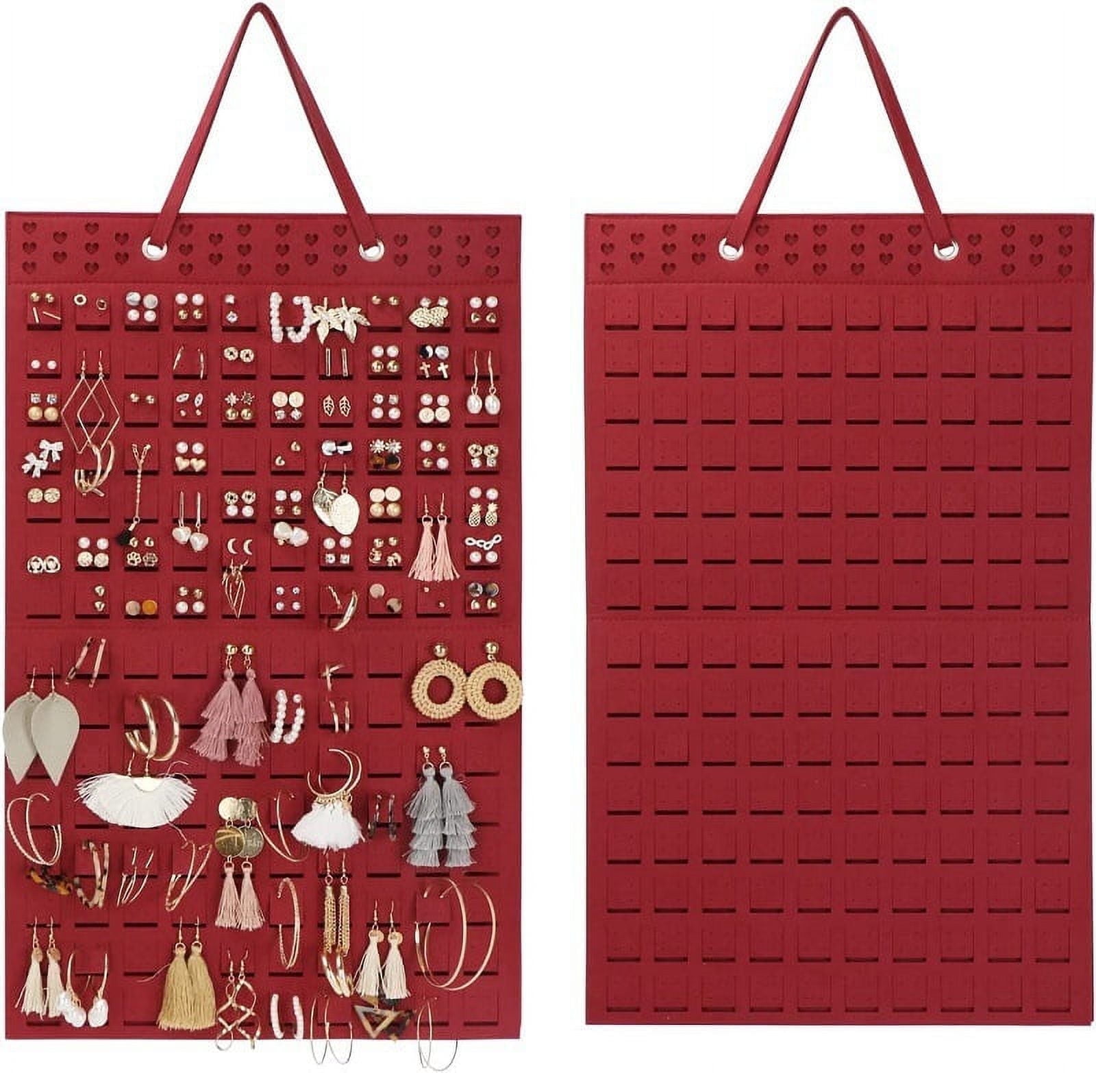 Earring Organizer Hanging Earring Holder, Holds Up To 330 Pairs, Soft ...