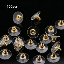 20 Piece Gold and Silver Tone Clutch Disc Earring Backs - Walmart.com
