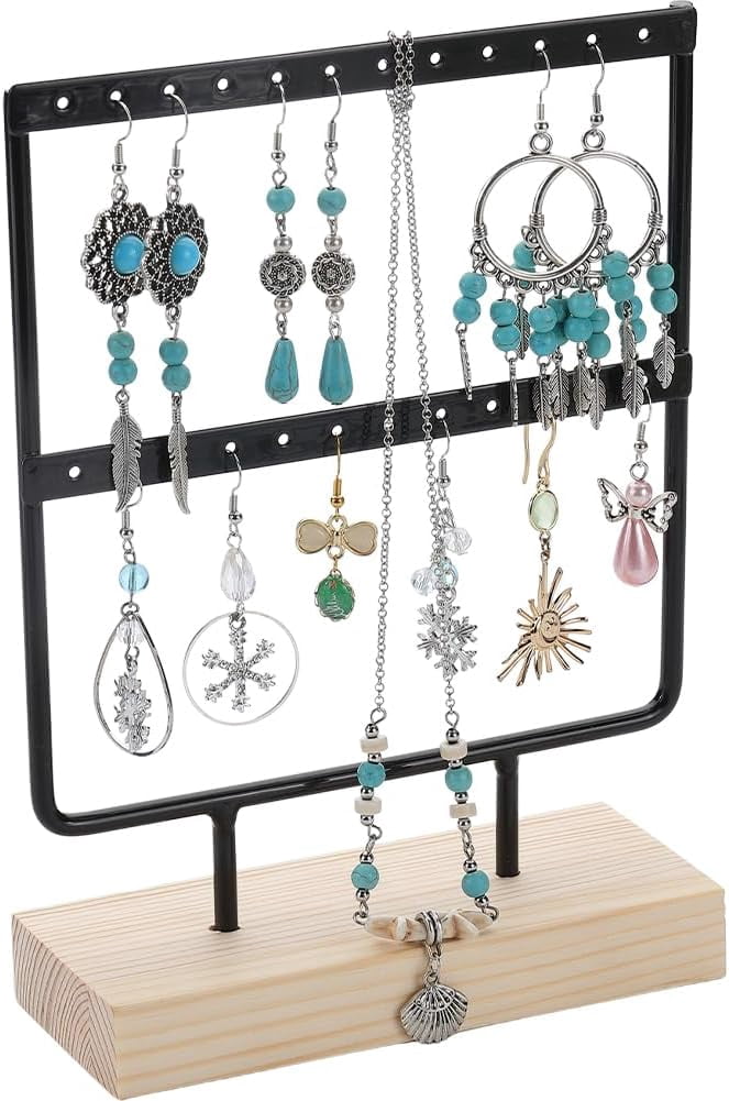Earring Stands 2 Tier Earring Display Stand 8.3inch Small Jewelry ...