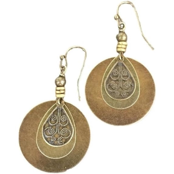 Earrings Boho Teardrop Handmade Copper Bohemian Antique Ethnic Jewelry ...