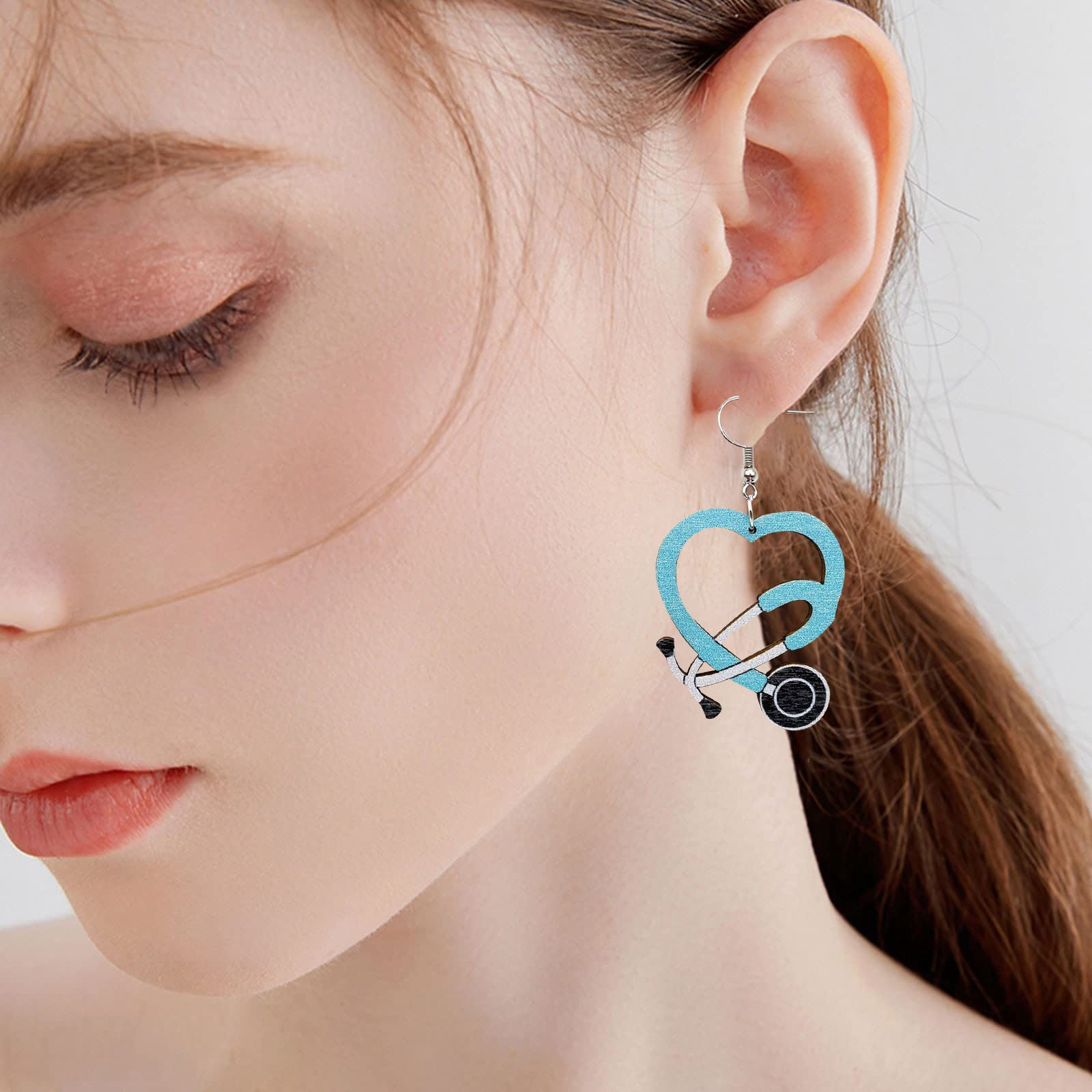 Earrings Preppy Raffia Earrings Earrings for Women Hoop Hoop Earrings ...