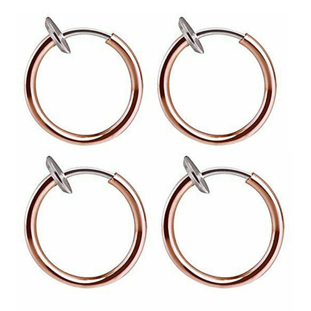 Earrings Retractable Earrings No Need Piercing Men Women Classic -hop ...