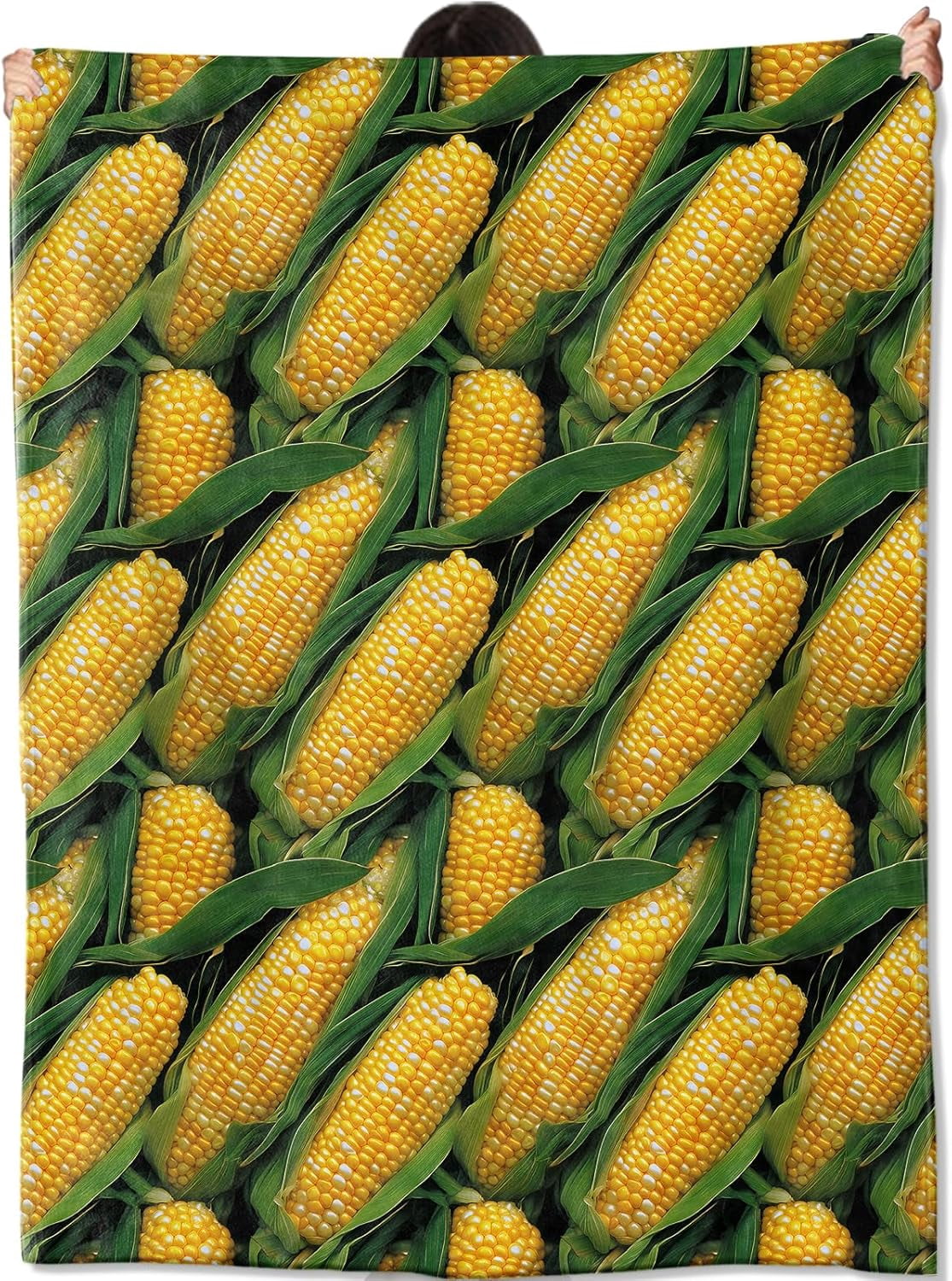 Ears of Corn Blanket Gifts for Kids Women Adult Girls,Vegetable Yellow ...