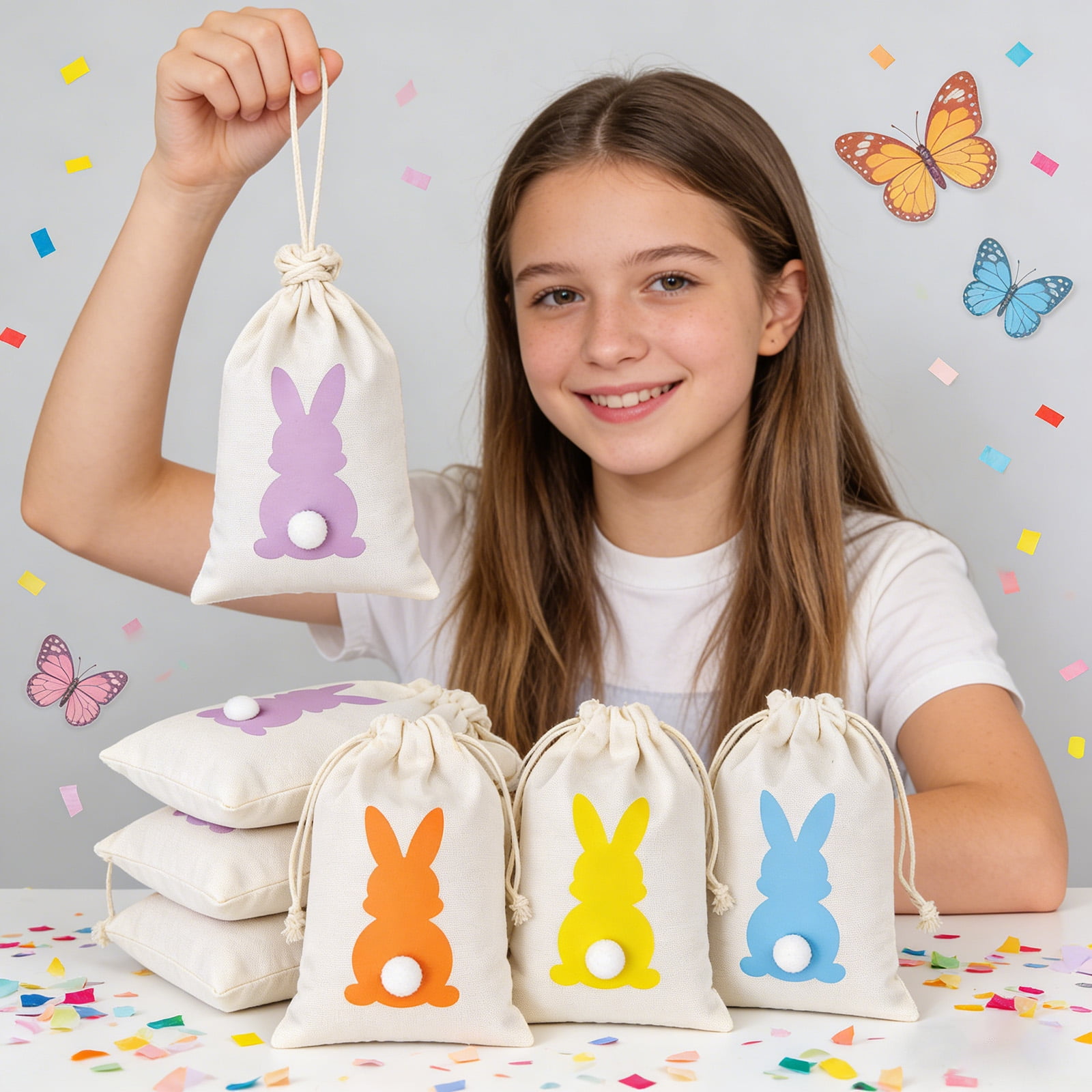 Ears, Crafts For Kids, Flannelette Bag Jewelry Storage Bag Drawstring ...