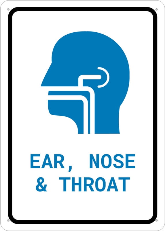 Ears Nose And Throat Ent Sign For House Door Office Business Yard,Metal ...