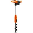 Earth Auger Electric Power Head w/ 12" x 3" Auger Bit Rechargeable ...