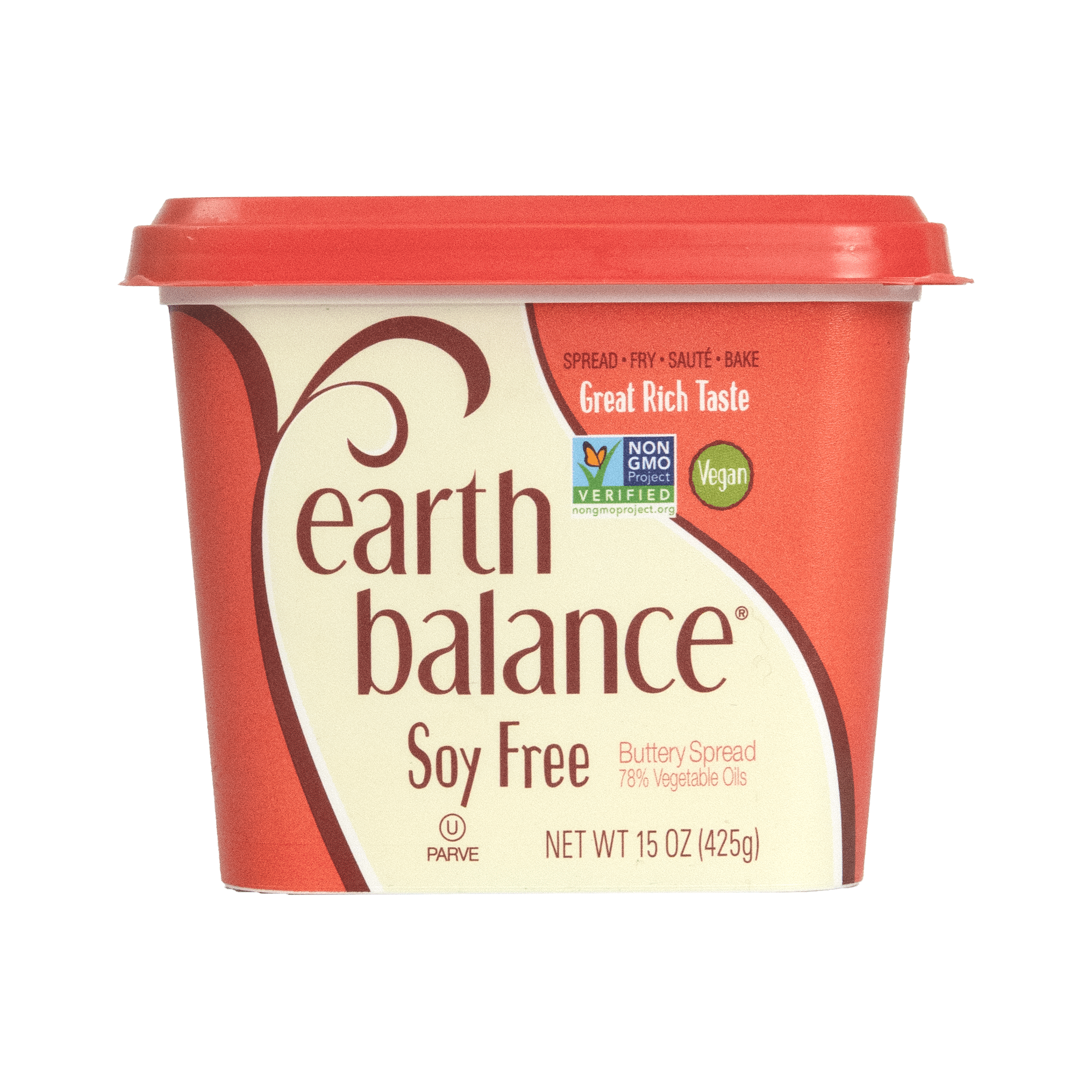 Earth Balance Soy Free Buttery Spread, 15 oz, Slow Churned Plastic Tub ...