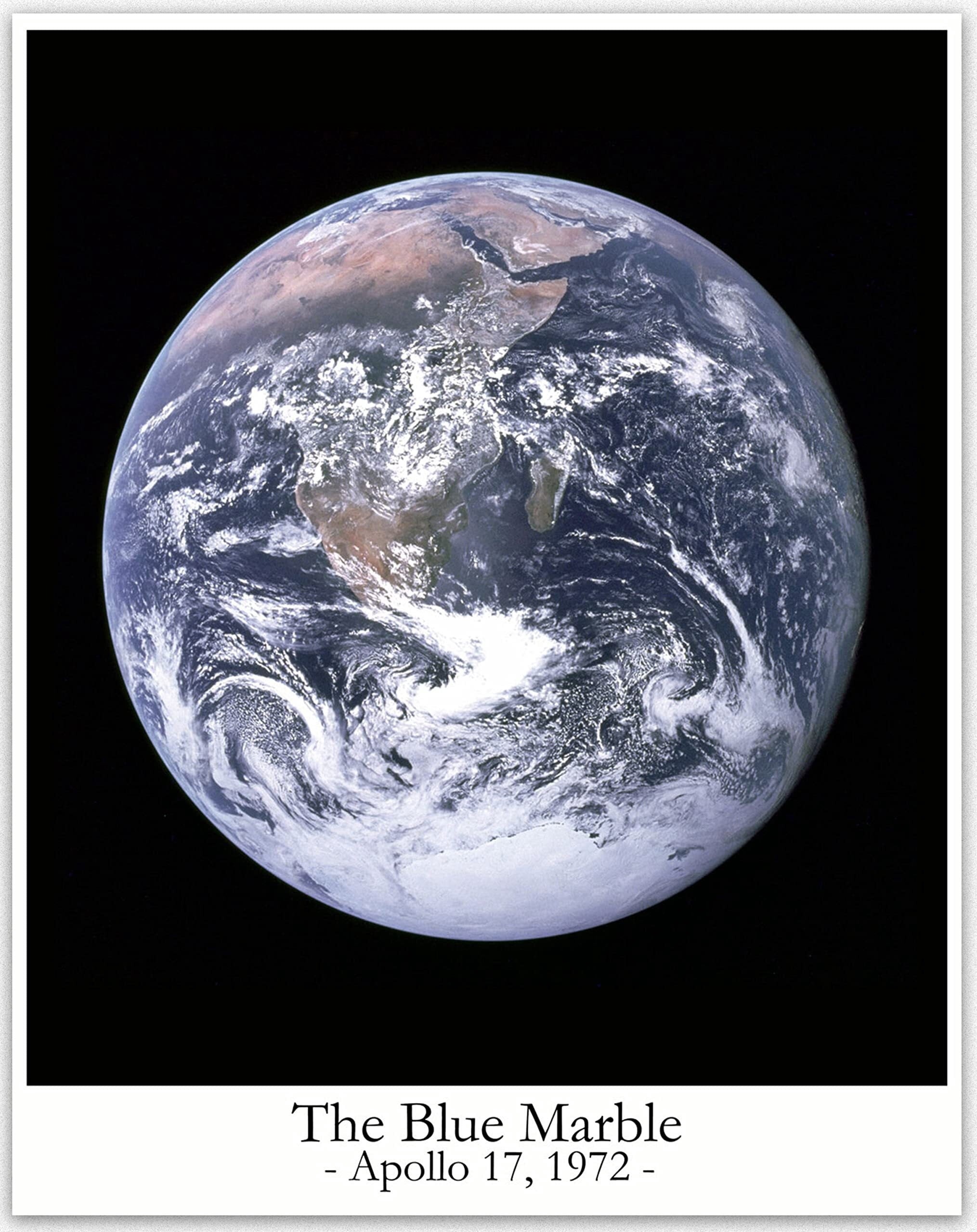 Earth The Big Blue Marble Photo Bedroom Decor Blue Marble Photo 1972 ...